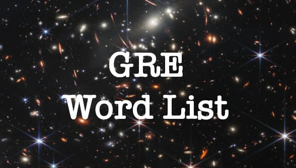 GRE Word List - Over 4800 words