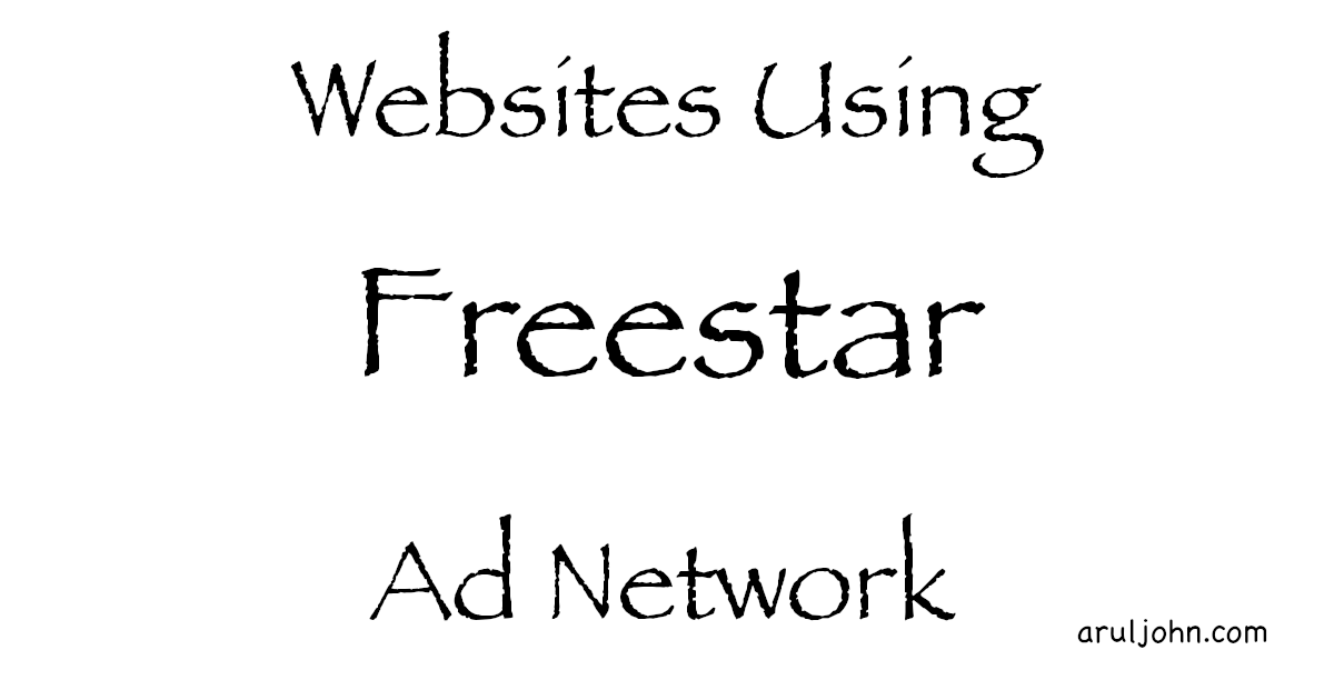 List of 771 Websites Using Freestar